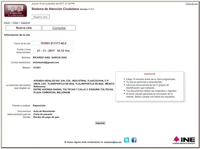 Citas INE: Donde y Como Tramitar Citas para credencial INE